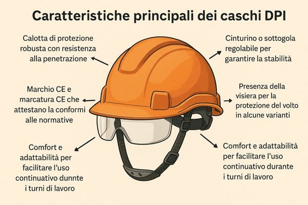 A cosa serve il casco DPI (elmetto da cantiere)